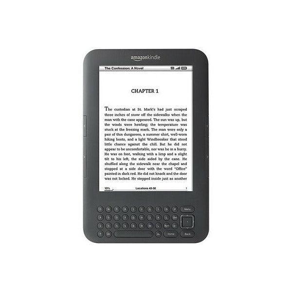 Refurbished Amazon Kindle Keyboard 3rd Gen D00901 6" WiFi + 3G eBook ...