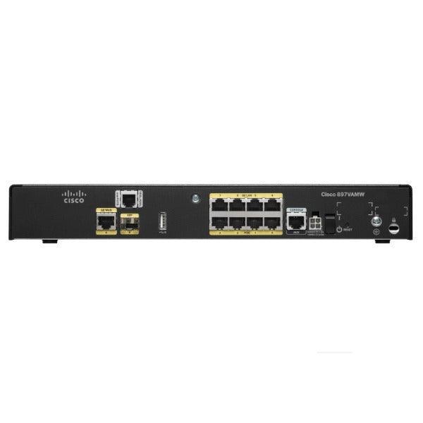 Refurbished Cisco C897VA-K9 897 VDSL2/ADSL2+ Integrated Security Switch ...
