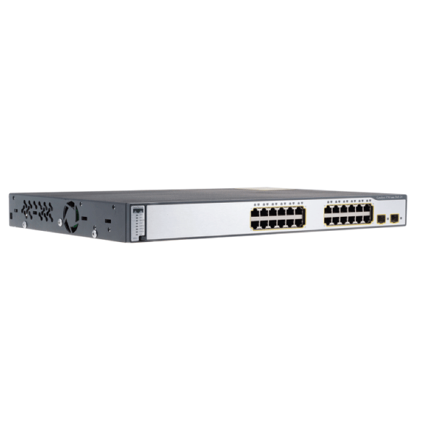 Refurbished Cisco Catalyst 3750 WS-C3750-24PS-E 24-Port 10/100 PoE ...
